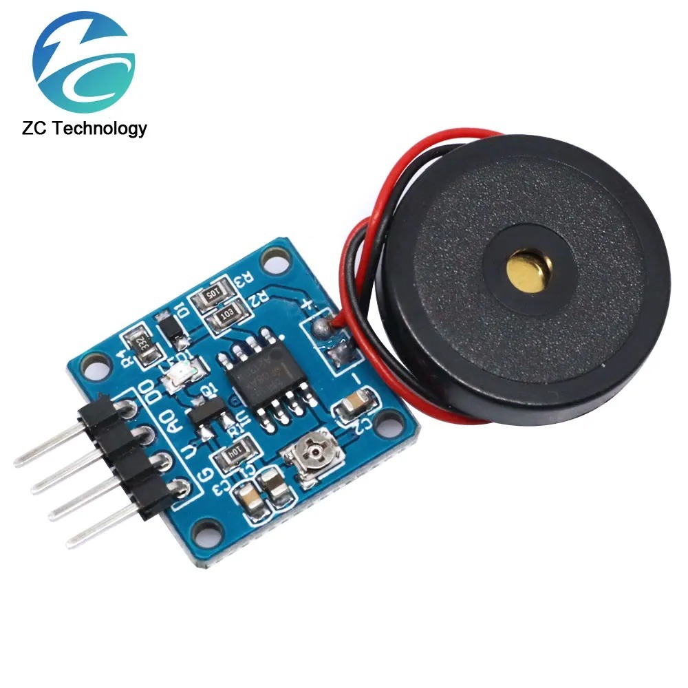 Piezoelectric Shock Tap Sensor Vibration Switch Module Dc 5v Sheet Percussion For Arduino Ad Do