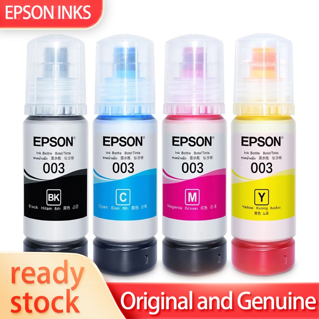 Epson 003 set Original Ink forL1250 L3210 L3256 L3110 L3120 L3150 L3156 ...
