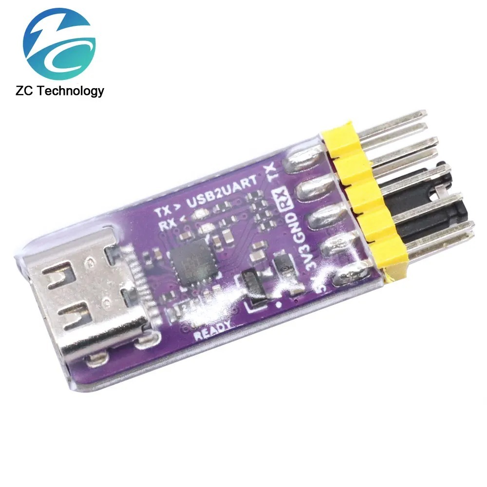 USB To Serial Port Module 6Mbps 5V/3.3V TTL CH343P Debugging Burning And Downloading Type-C ...