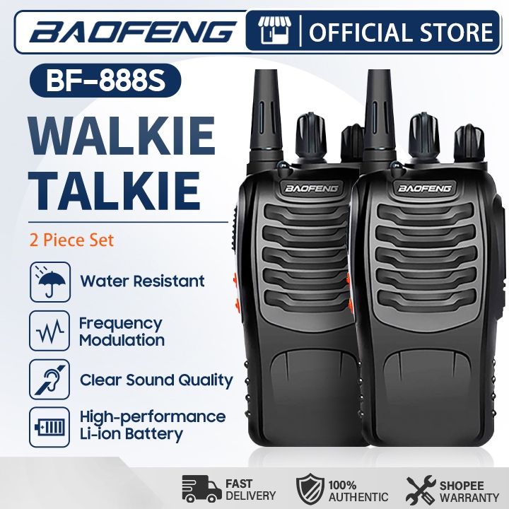 COD Baofeng BF 888S Walkie Talkie Handheld Radio Transceiver 2PCS Long ...