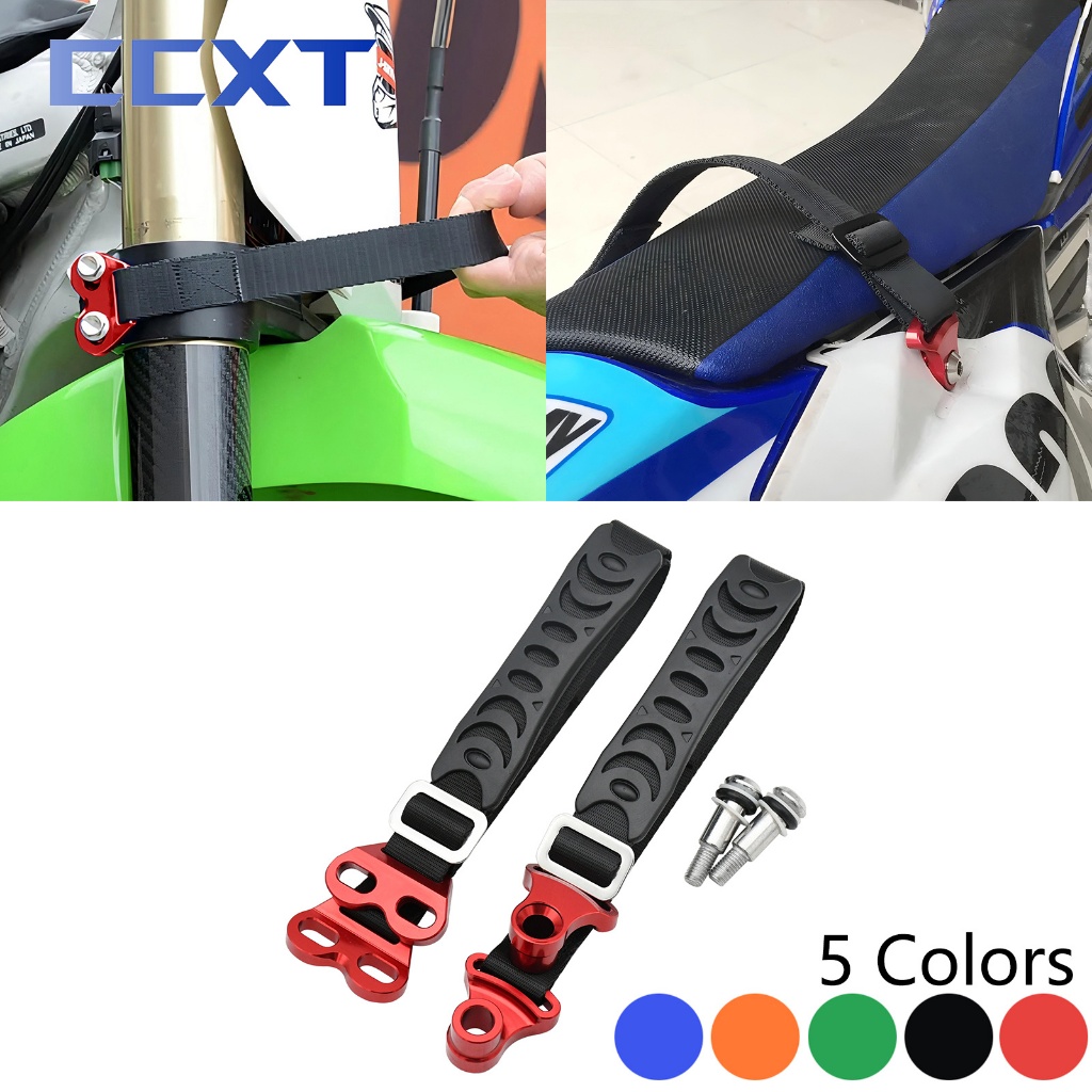 Motorcycle CNC Front Rear Seat Rescue Pull Strap Slin Belt For KTM YZ ...