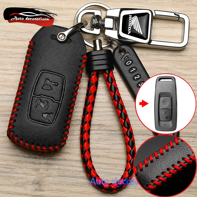 Honda leather key case For Honda PCX 160/Scoopy/adv 350/forza 350/click ...