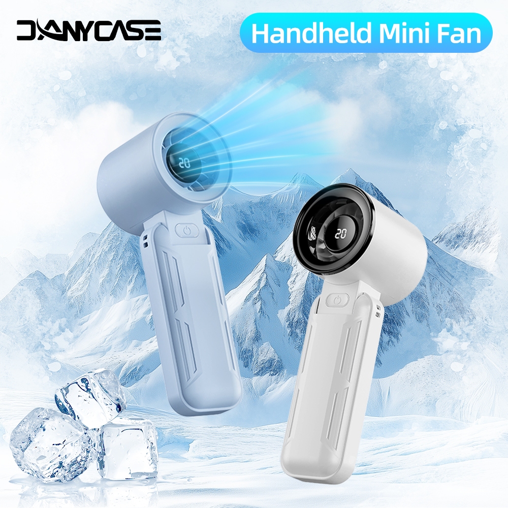 5000mAh Handheld Mini Turbo Fan Rechargeable USB Fan Turbo Portable Jet ...