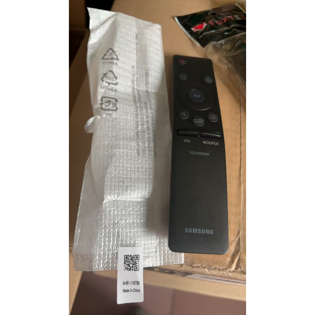 AH81-11678A Remote Control Replacement for Samsung Sound Bar HW-T450 HW-T450/ZK HW-T450/XY HW ...
