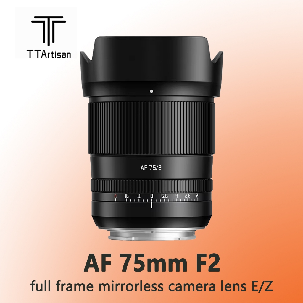 TTArtisan AF 75mm F2 Full Frame Autofocus Lens for Portrait Photography ...