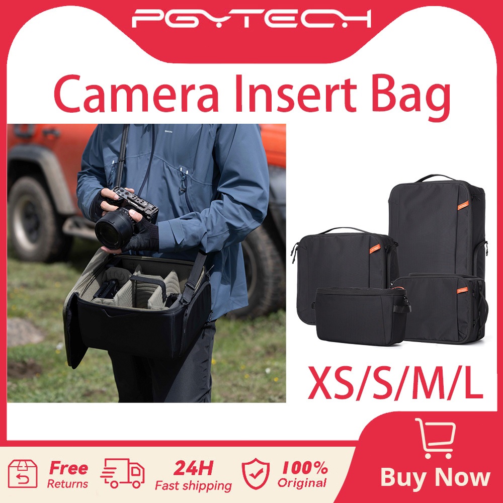 PGYTECH Camera Insert Bag XS/S/M/L - Solid Frame Structure Splash ...