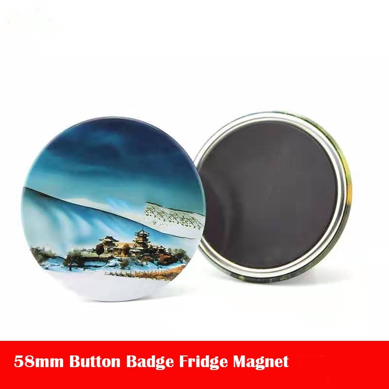 50pcs 58mm magnetic button badges DIY button badge magnet blank ...