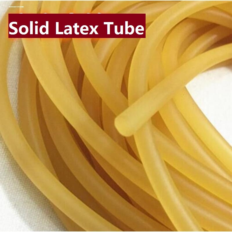 Solid Latex Tube High Elasticity Rubber Hose Rubber Band Latex Tube -6 ...