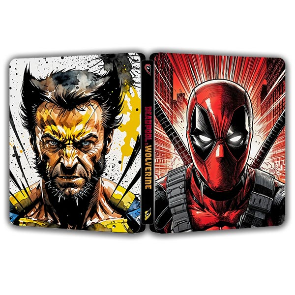 Deadpool & Wolverine Super Bowl Edition Steelbook | FantasyBox | Shopee ...