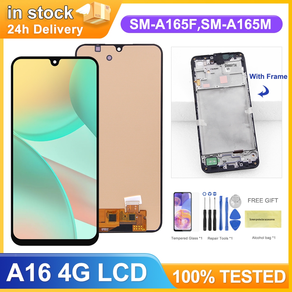 AMOLED For Samsung Galaxy A16 4G 5G LCD Display Touch Screen SM-A166P ...