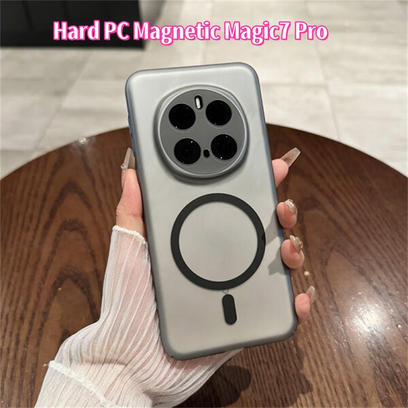 Translucent Magnetic Case for Huawei Mate70 Honor Magic 7 6 5 200 Pro X9C Smart X9B Casing Slim ...