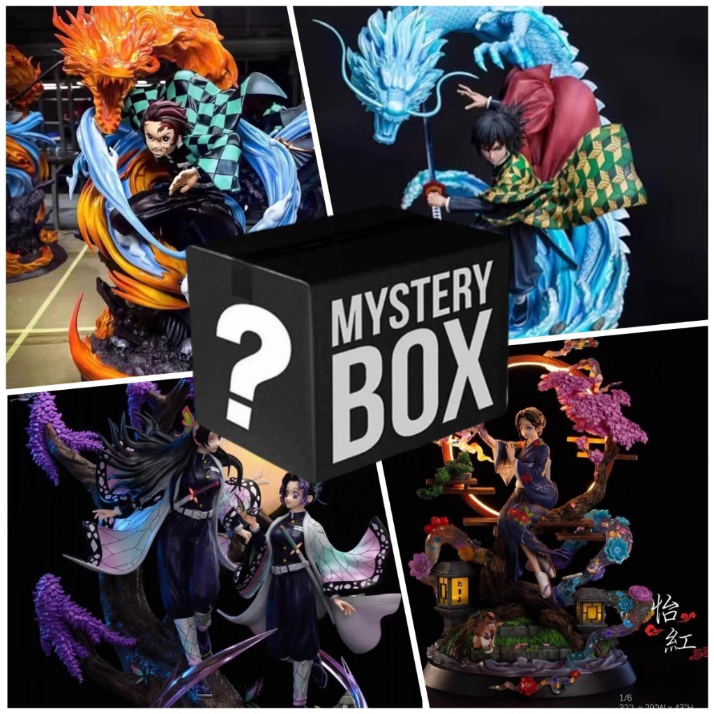 Mystery Box Blind Box Demon Slayer Agatsuma Zenitsu Tokitou Muichirou ...