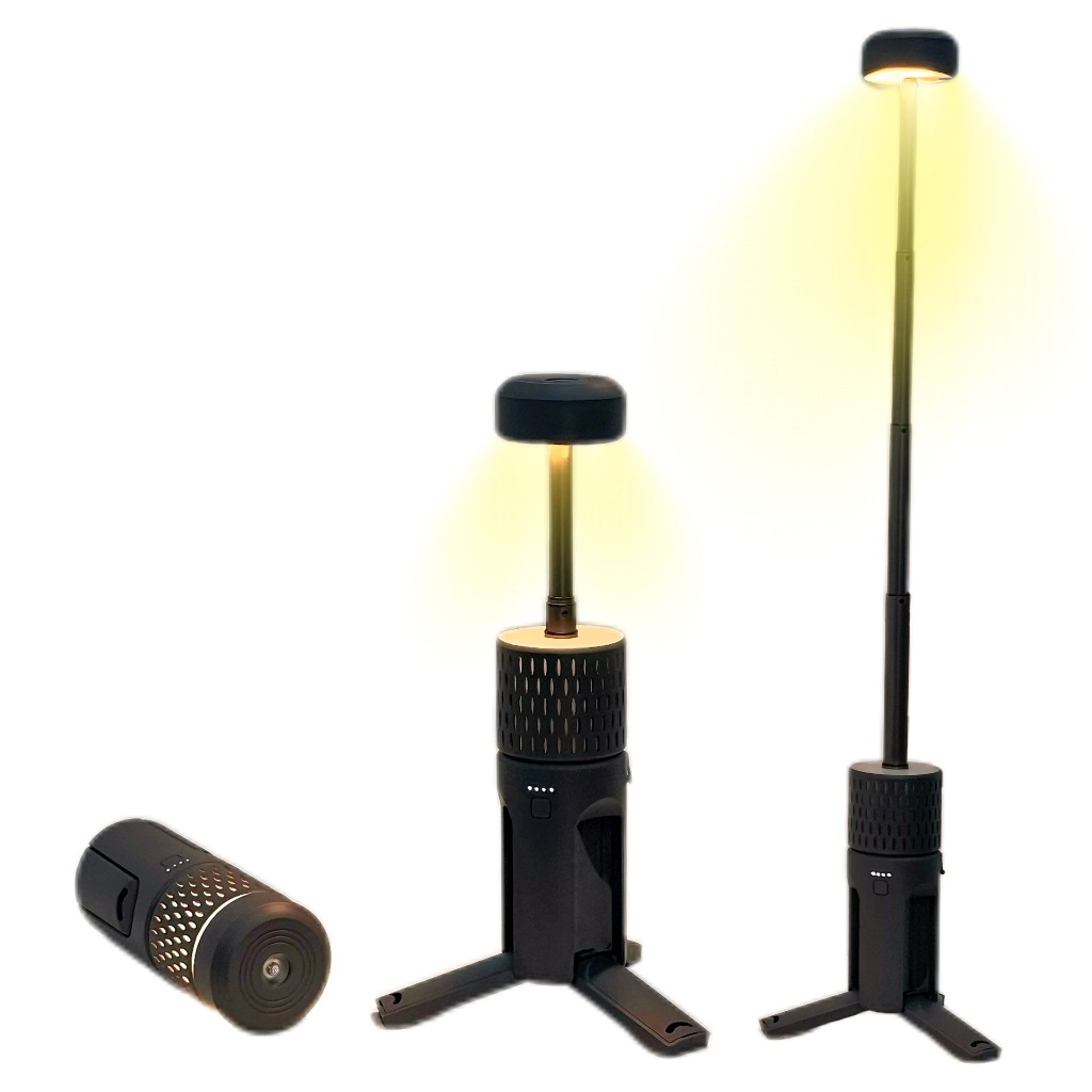 Camping Lights Rechargeable Camping Lantern, Portable Light Tripod, 3 ...