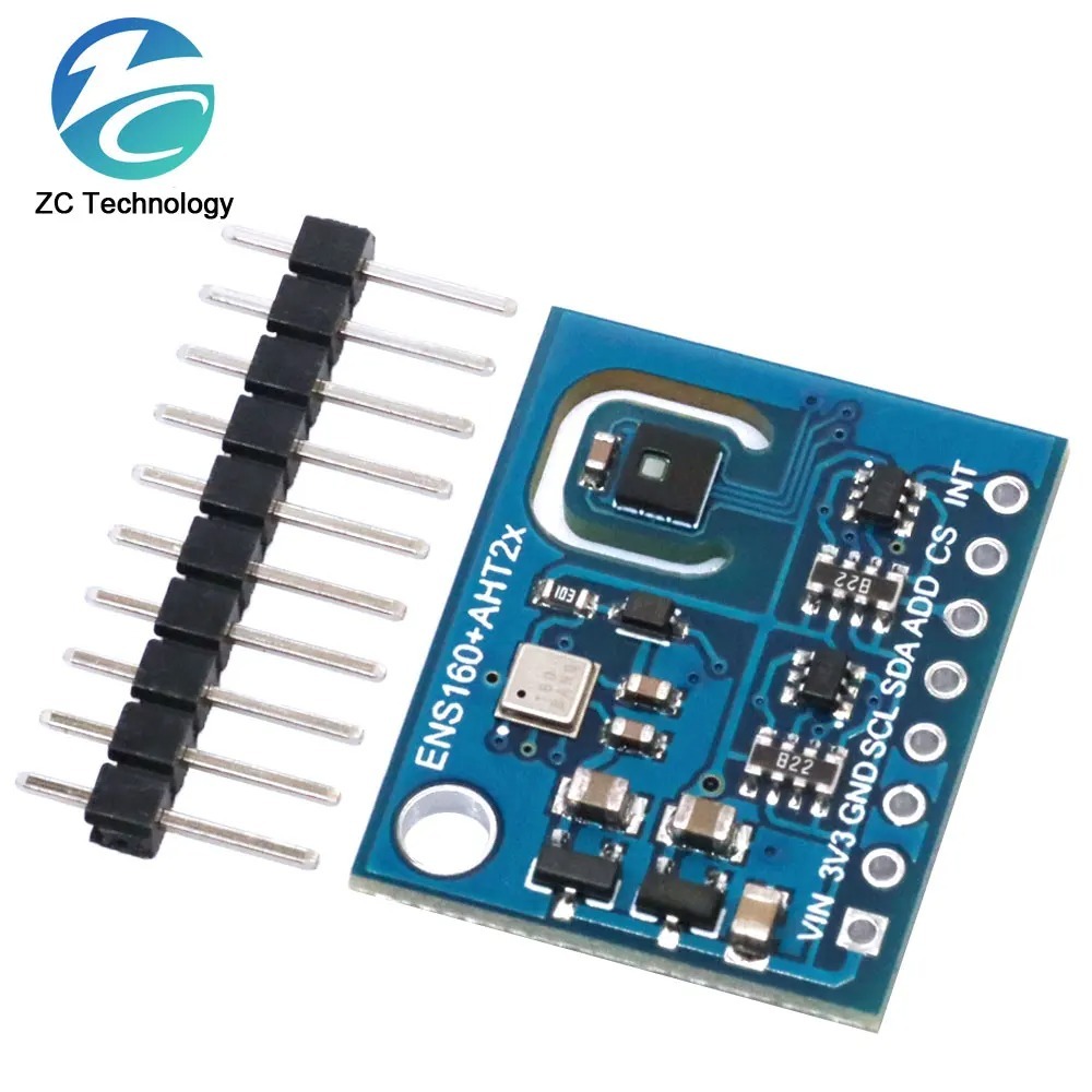ENS160+AHT21 CARBON Dioxide CO2 eCO2 TVOC Air Quality And Temperature And Humidity Sensor ...