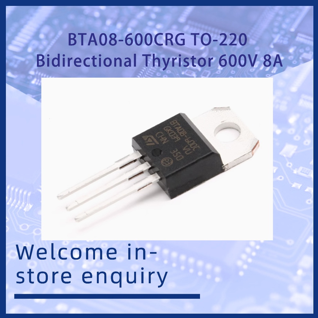 BTA08-600CRG TO-220 Bidirectional Thyristor 600V 8A | Shopee Philippines