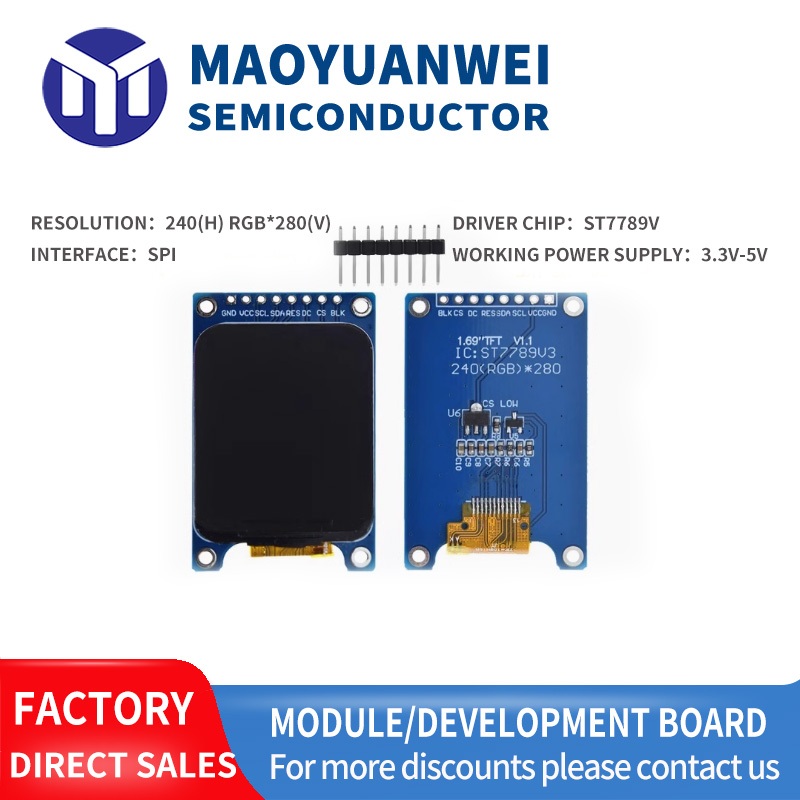 1pcs 6cm Color TFT HD IPS Module LCD Module 240X280 SPI Interface ...