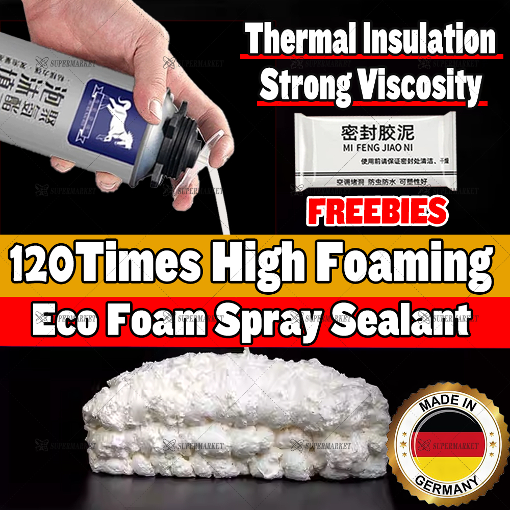 Expanding Foam Spray 900g Polyurethane Sealant insulation high foaming volume sealant filler ...