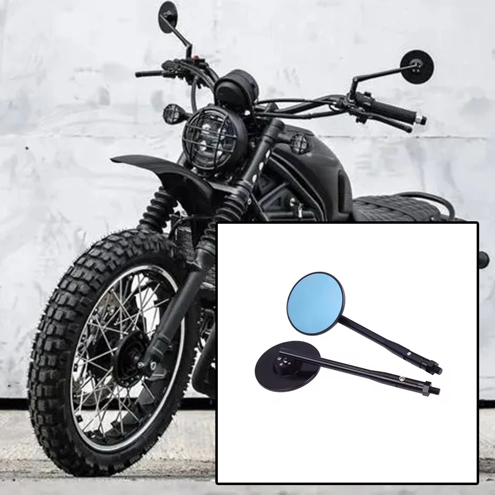Motorcycle Rearview Mirror Vintage CNC New Modified Mirror Accessories ...