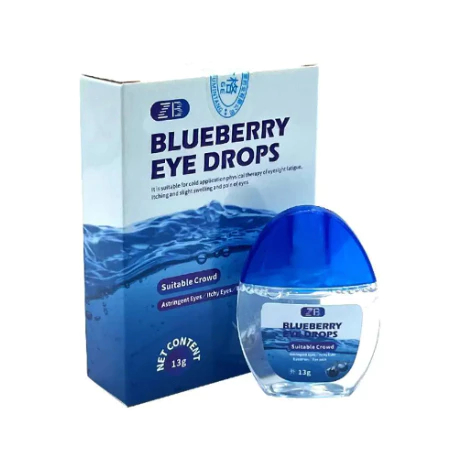 Blueberry Eye Drop Relieves Red Eyes Discomfort Blurred Vision Dry ...
