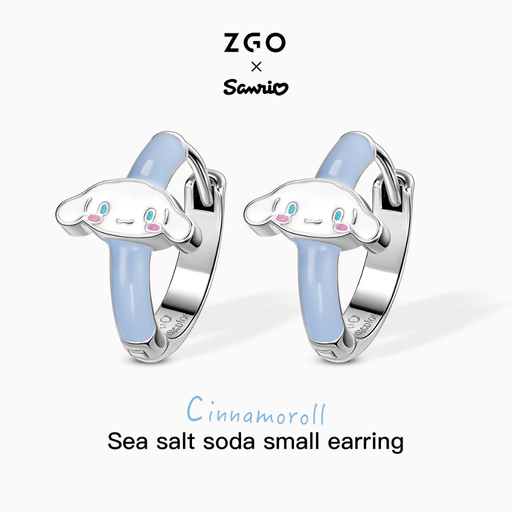 ZGO x Sanrio Cinnamoroll Ladies Earrings Cute Fashion For Girlsfriend ...