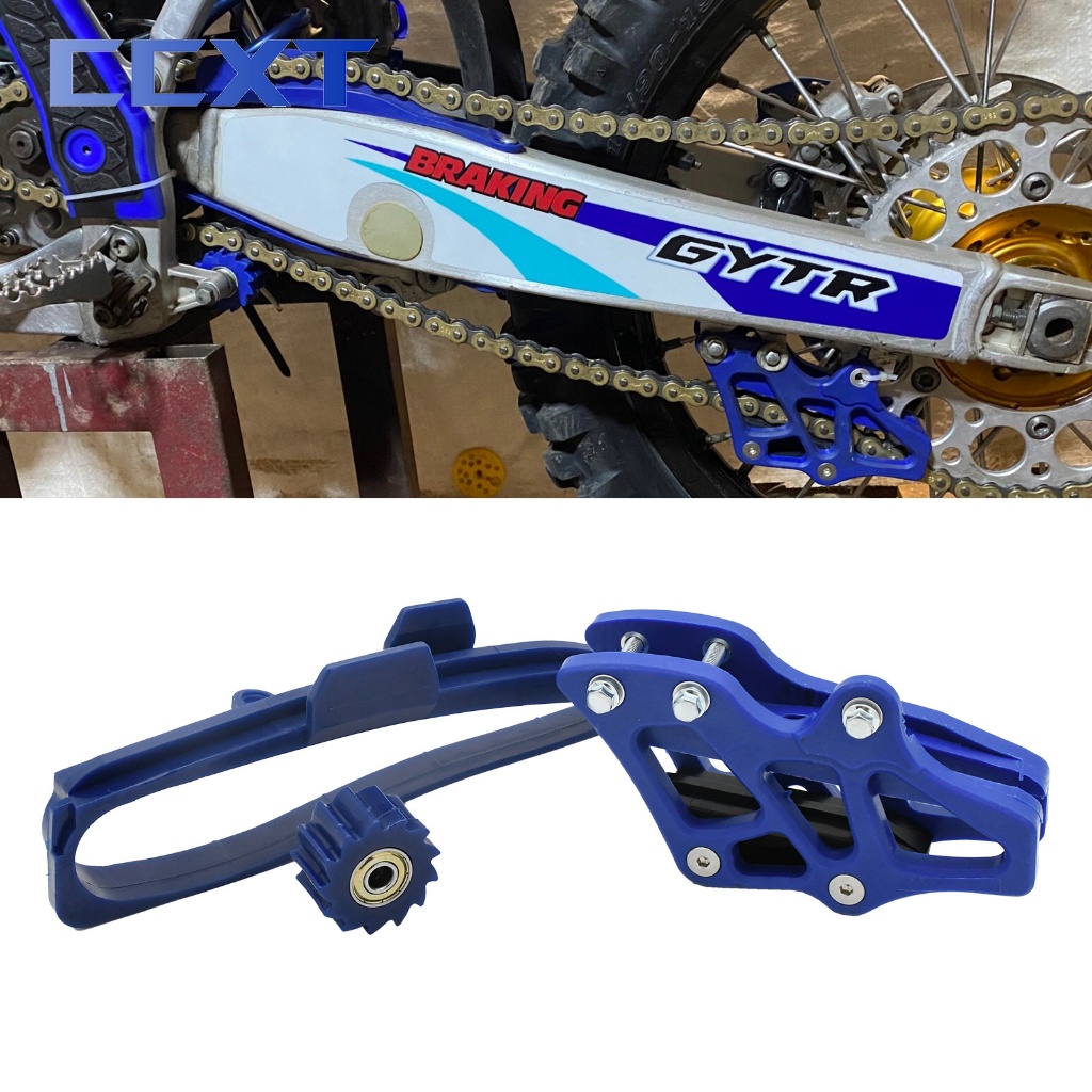 Motorcycle Swingarm Chain Slider Guide Bottom Roller Chain Guide ...
