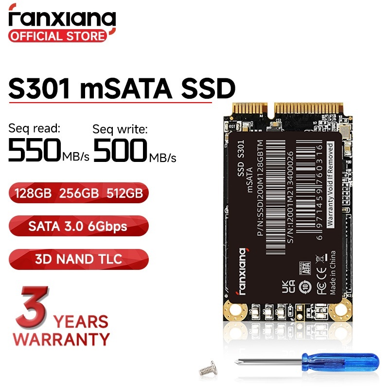 Fanxiang S301 2242 mSATA SSD 512GB 256GB 128GB Internal Solid State Drive For PC Laptops ...