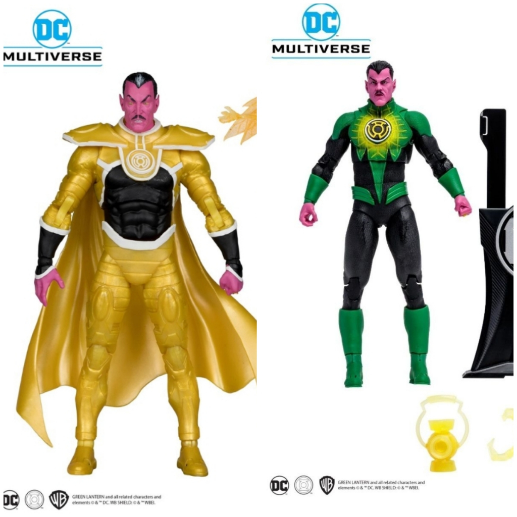 McFarlane DC Sinestro PARALLAX Armored Version 1/12 Action Figure Model Toy | Shopee Philippines