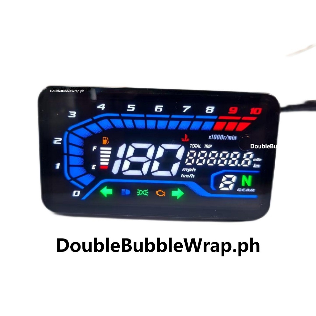 Universal 12V LED Digital Speedometer Digital Meters Panel Digital ...