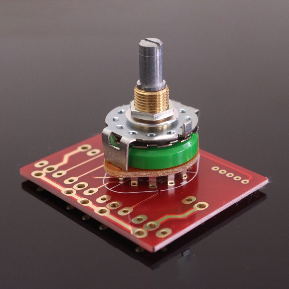 1pc ALPS Band Rotary Switch 3 Pole 4 Position Signal Selection Power ...