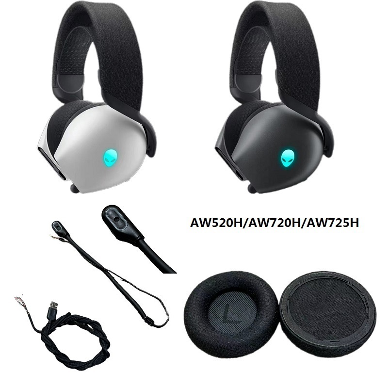 Original spare parts for Dell Alienware AW520H,AW720H,AW725H Headphones ...