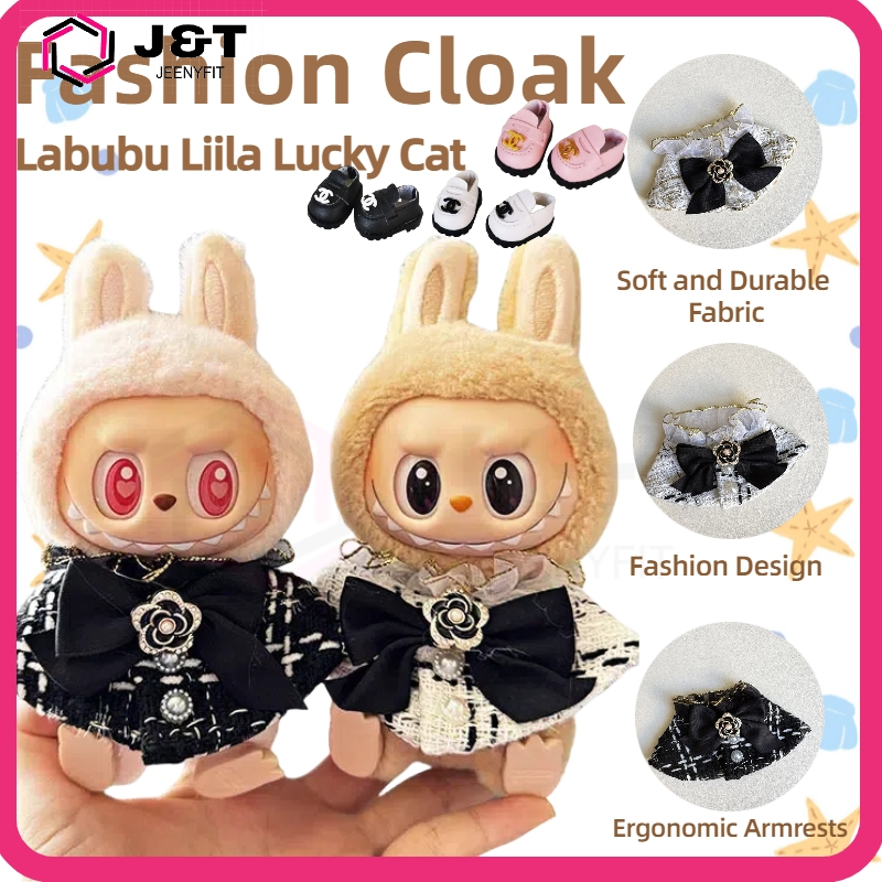 Fashion Cloak for Labubu V1 V2 Mini Labubu Clothes Have a Seat Labubu ...