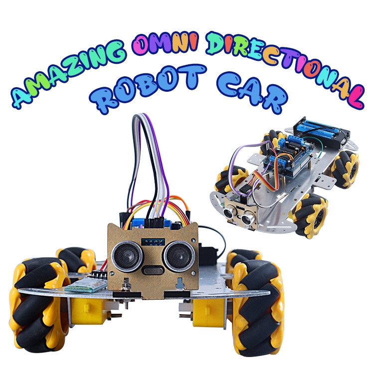 TSCINBUNY Arduino Smart Robot Car Kit for Arduino UNO R3 Project Educational Toy Car Robotic Kit ...