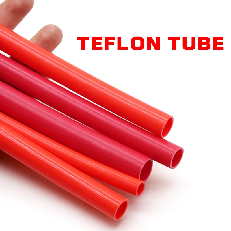 Teflon Tube 1~10mm Red High Temperature Resistant Teflon Tube F4 Tube ...