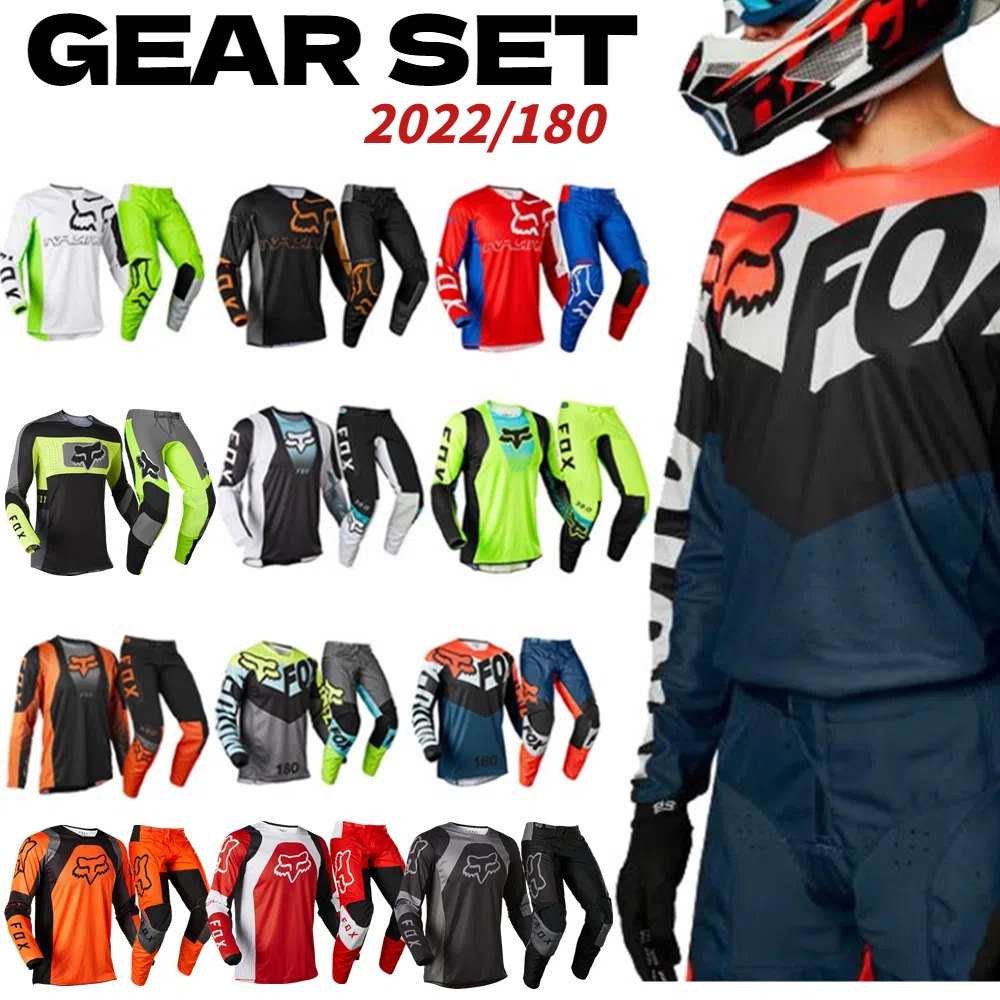 2022 FOX 180 Jeans and Pants ATV UTV MTB Kit De Motocross Off Road Gear ...