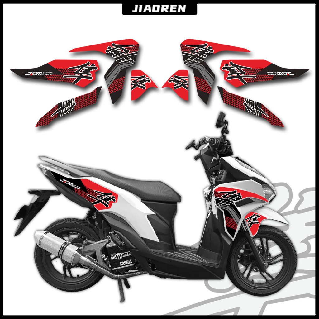 Hayabusa edition sticker for honda click 125i v3 decals | Shopee ...
