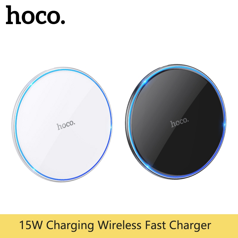HOCO 100% Original CW6 Pro 15W Wireless Charger 2 in 1 Fast Charging ...