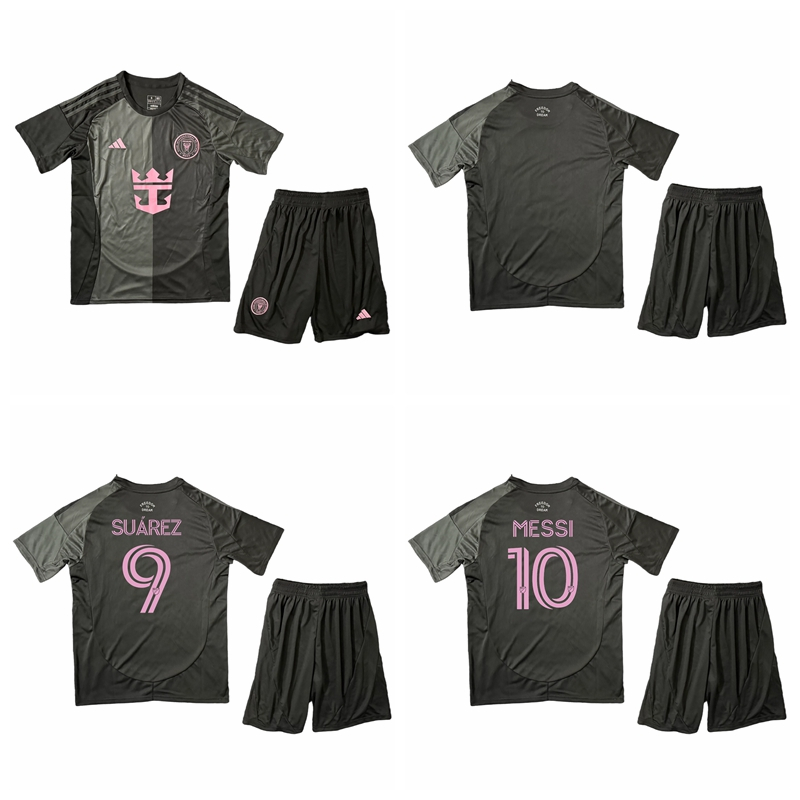 2025-26 Season Inter Miami CF Away Jersey Sets Lionel Messi Luis Suarez ...