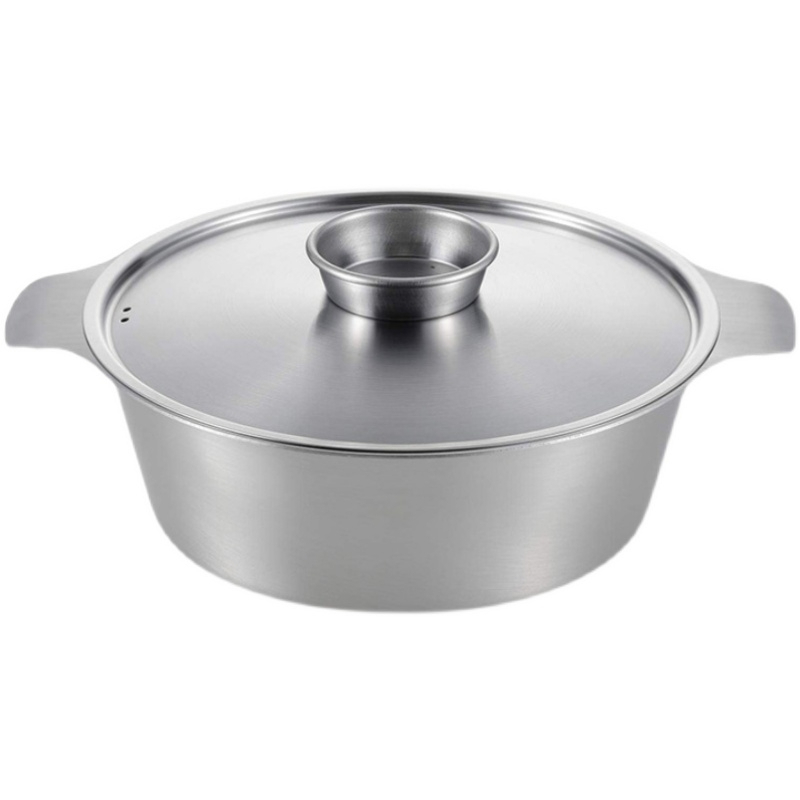 Yoshikawa Stainless Steel Stock Pot, Hot Pot Sukiki Pot, Shabu Shabu ...