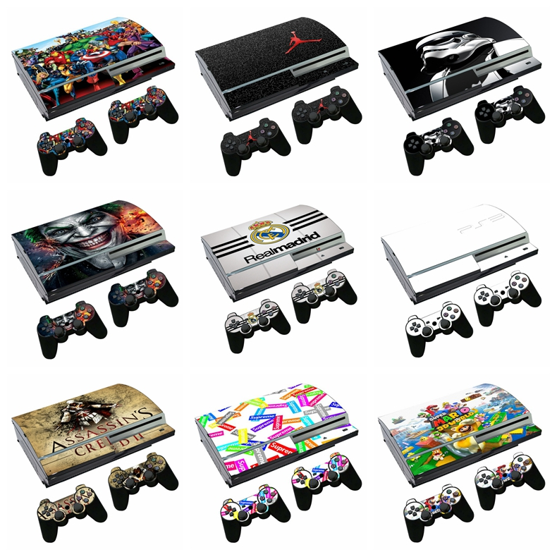 60 Colors Skin Sticker Compatible with Sony Playstation 3 Fat Vinyl ...