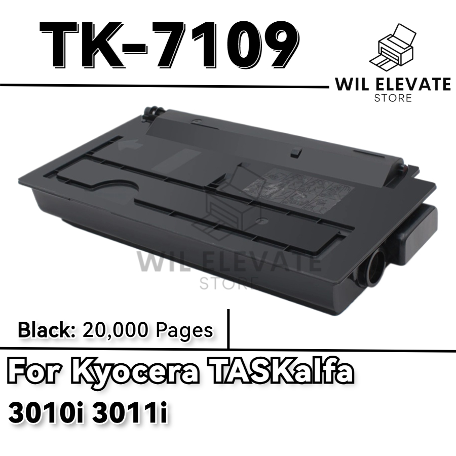 WilElevate TK-7109 Toner Cartridge For Kyocera TASKalfa 3010i 3011i ...