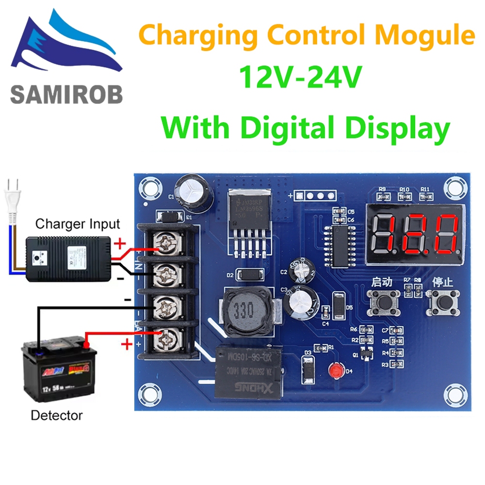 XH-M603 Charging Control Module 12-24V Storage Lithium Battery Charger ...
