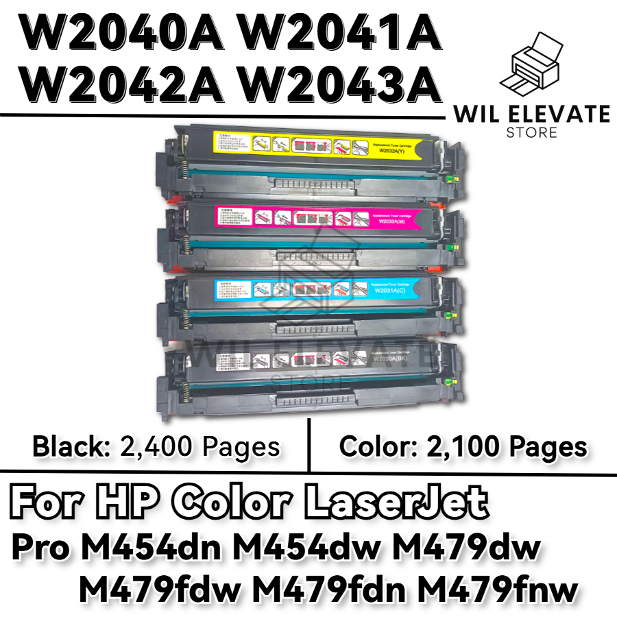 WilElevate 416A W2040A W2041A W2042A W2043A Toner Cartridge For HP ...