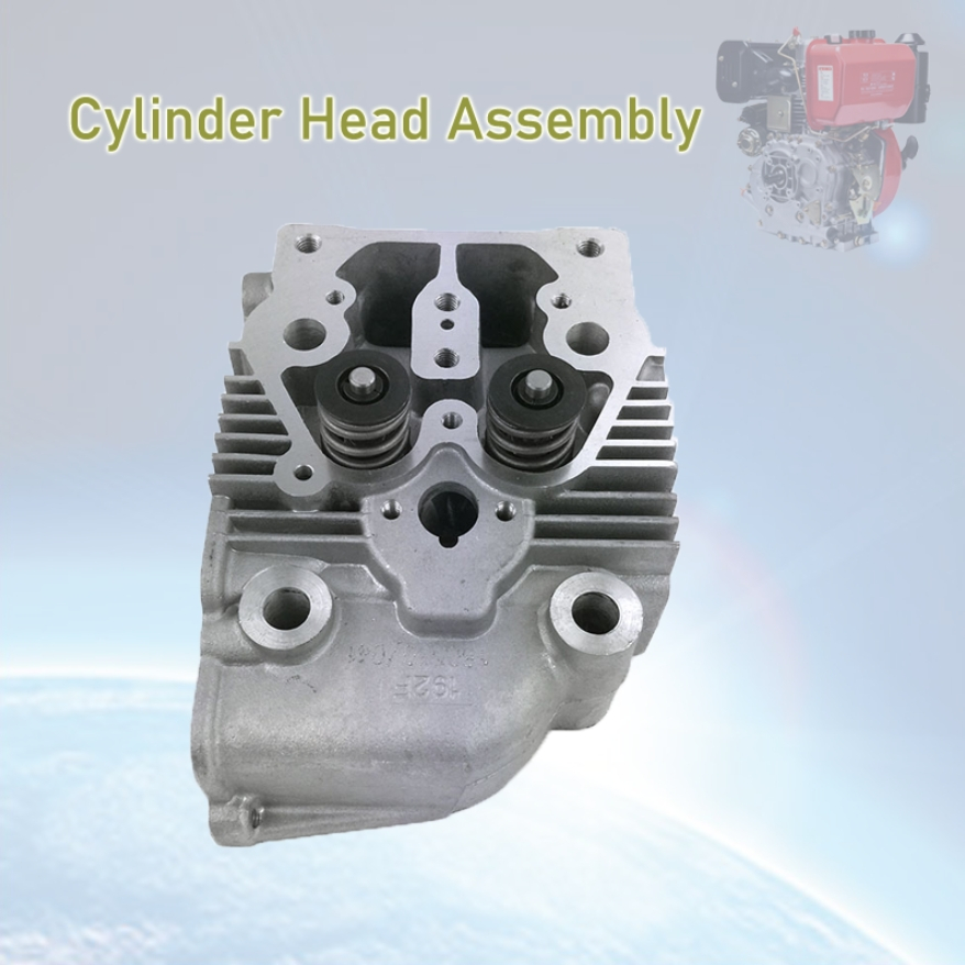air-cooled single cylinder 4stroke Diesel Engine Cylinder head assembly ...