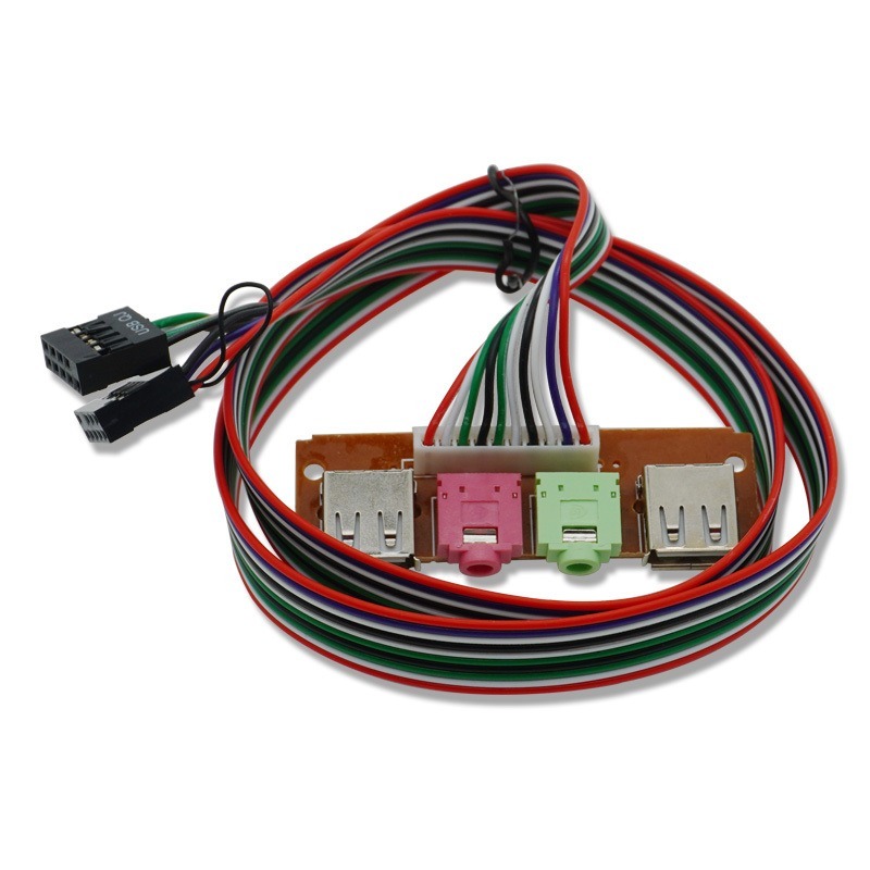 6.8/7.4/7.8cm Chassis Front Panel Cable Audio Port USB Interface ...