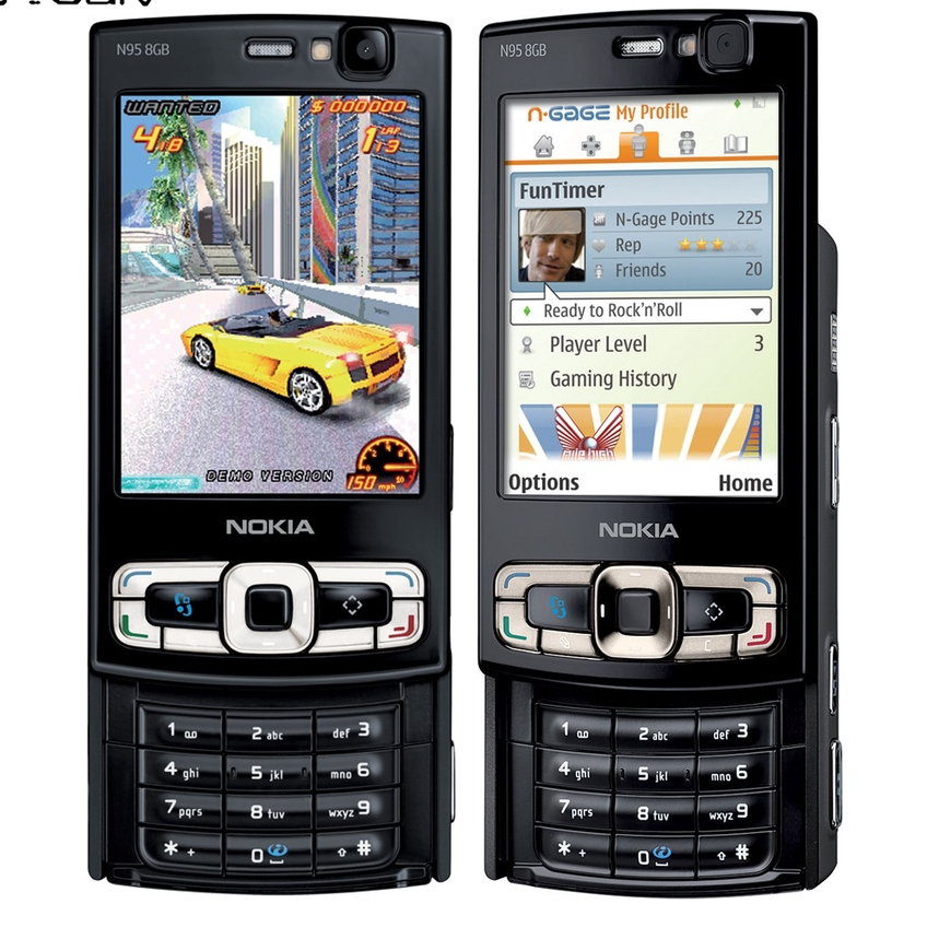 Nokia N95 8GB Storage 3G Mobile Phone 2.8'' 5MP Nokia N95 Symbian OS ...