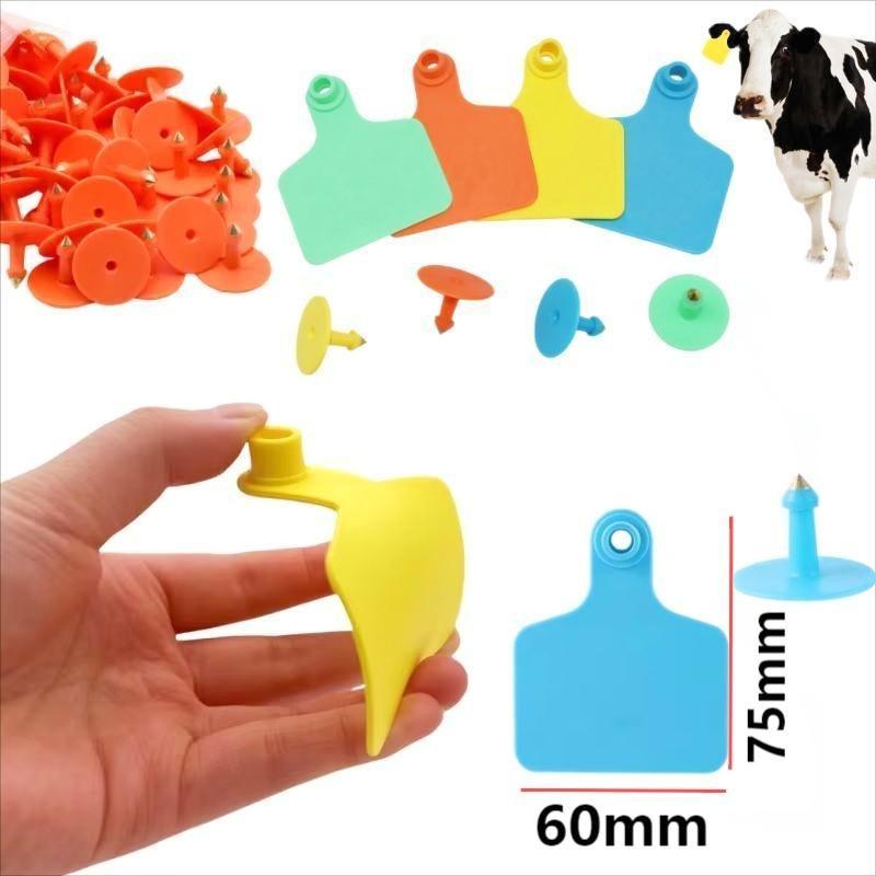 10/20/50 Pcs Cattle Ear Tags No Words Pig Ear Tags Suitable For Pigs ...