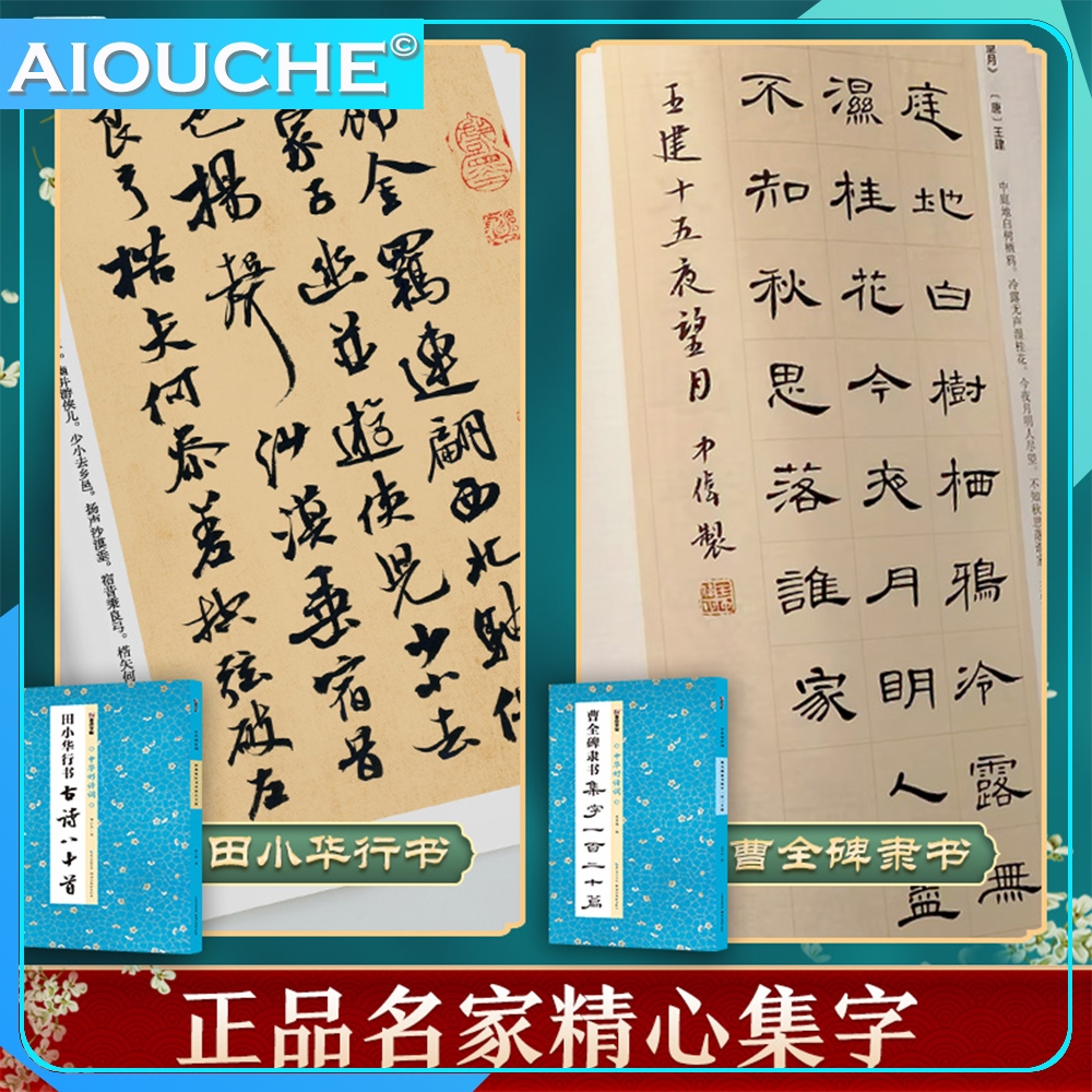 Yan Zhenqing Wang Xizhi Copybook Chinese Tang Poems Song Ci Brush Calligraphy Book Official ...