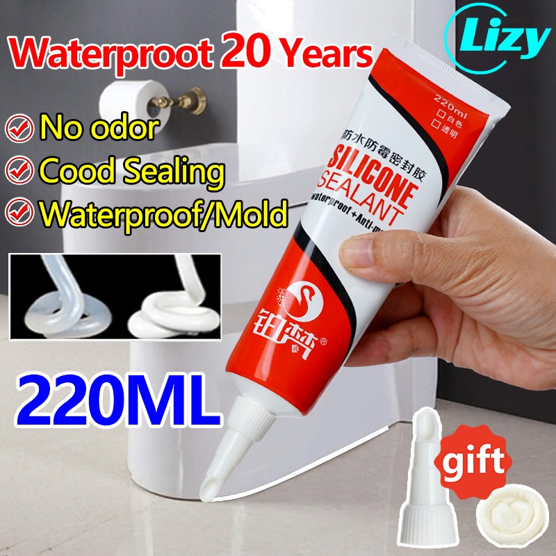 220ml Silicone Sealant Waterproof Tile grout sealant Adhesive Sealant ...