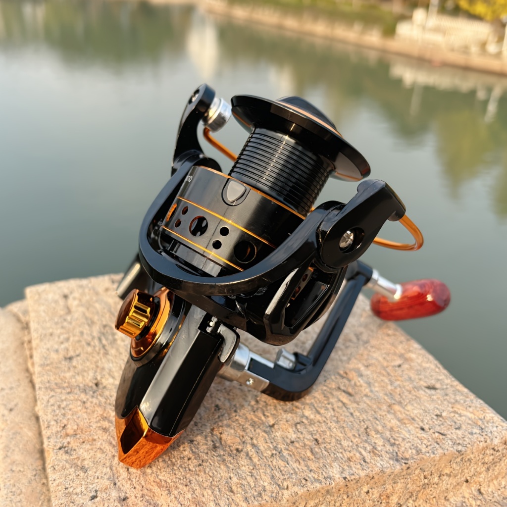 Ambidextrous Aluminum Alloy Fishing Reel, Nylon Body, Metal Spring ...