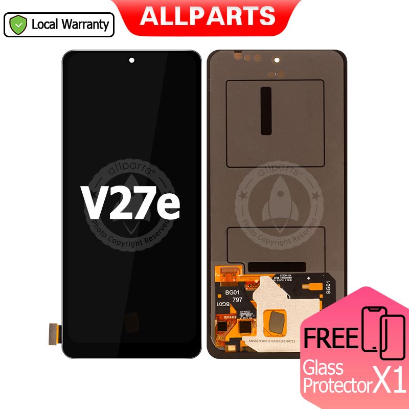 ALLPARTS Display for Vivo V27E LCD Touch Screen Digitizer Replacement ...